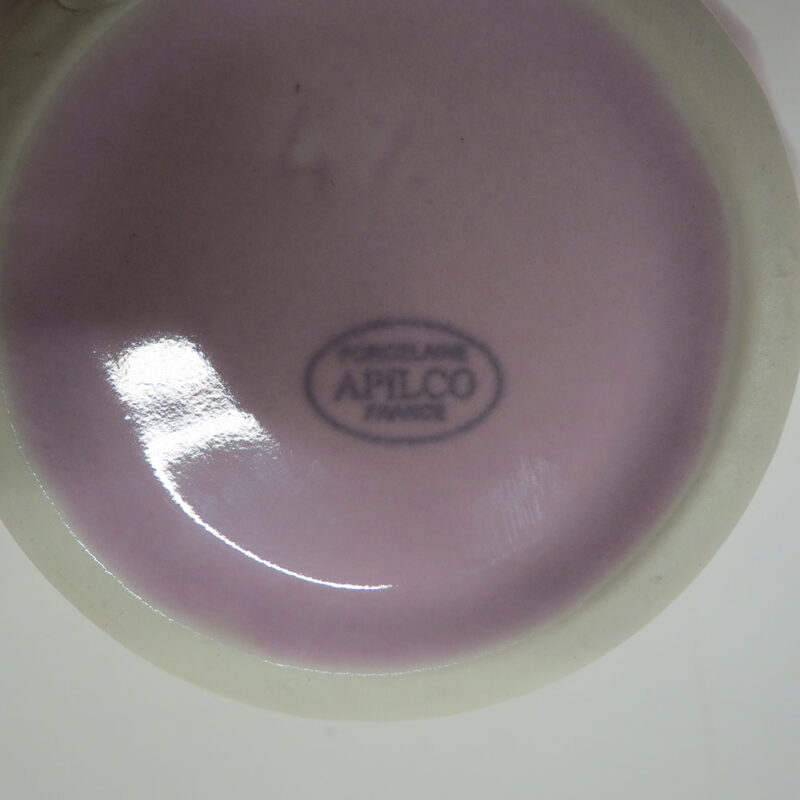 Apilco French Cafe Au Lait Pink Bowls RARE - Catherine's Loft